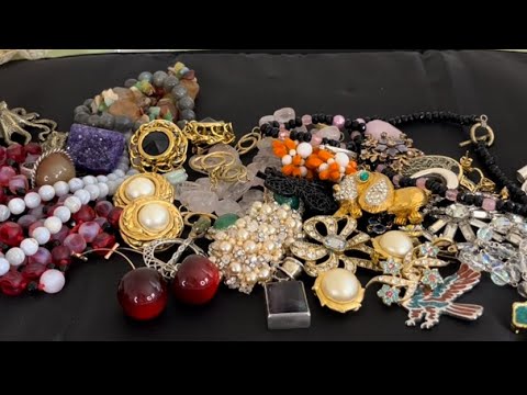 I Found Designer Names, Stone, & Sterling! Panetta, Ciner, Les Bernard #thriftedtreasures