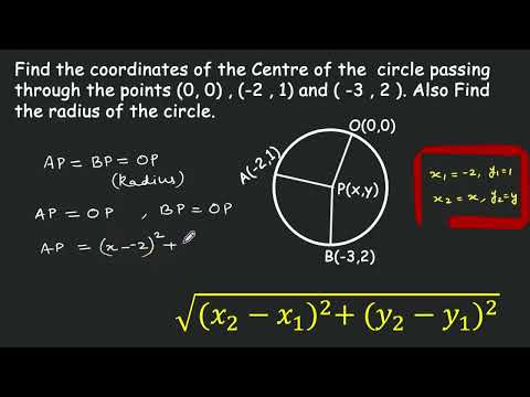 How To Find The Radius Of A Circle Using The Distance Formula