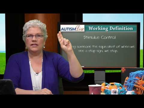 Autism Jargon: Stimulus Control