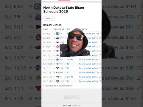 North Dakota state football prediction 2025 #cfb #countdowntocollegefootball #collegefootball #fcs