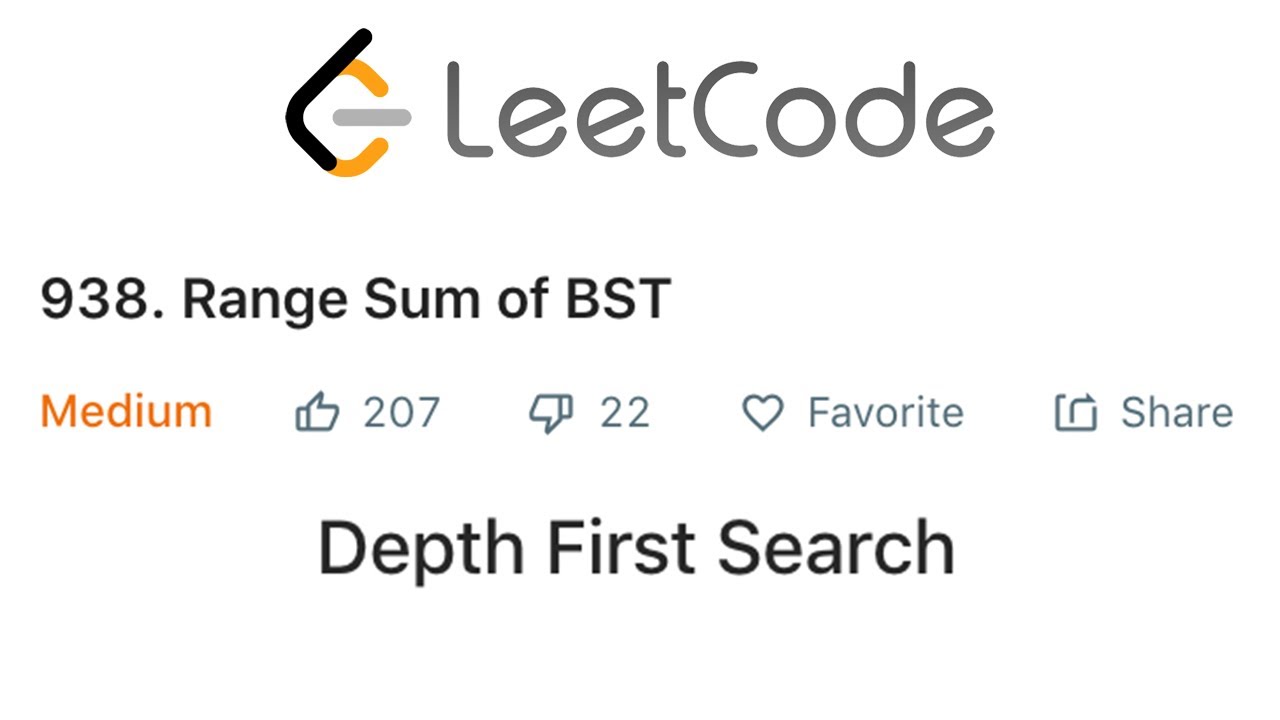 LeetCode Range Sum of BST Explained - Java