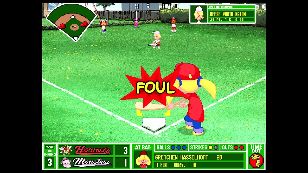 Backyard Baseball 1997 Spectator Match: Home Run Bros