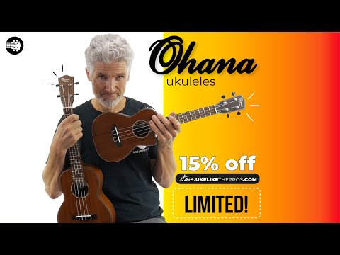 Big Sale Ohana Tenor and Concert Ukuleles!! LIMITED TIME!!