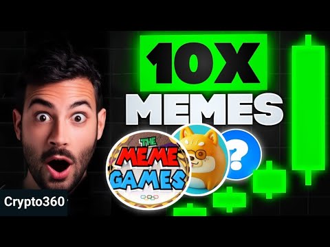 Top 3 Meme Coins For 2024 - EASY 10x Potential 🚀 #Crypto #Investing