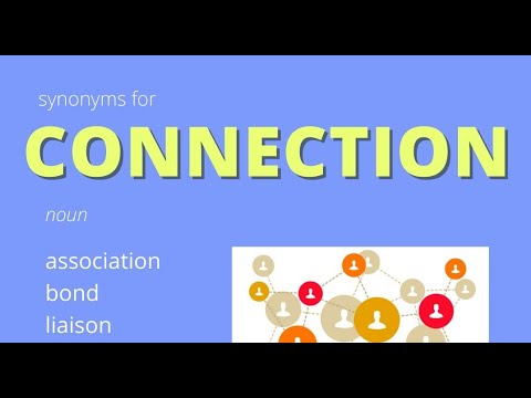 Upgrade Your Vocabulary, Synonyms For Connection, association, bond, liaison, link, relation, relat