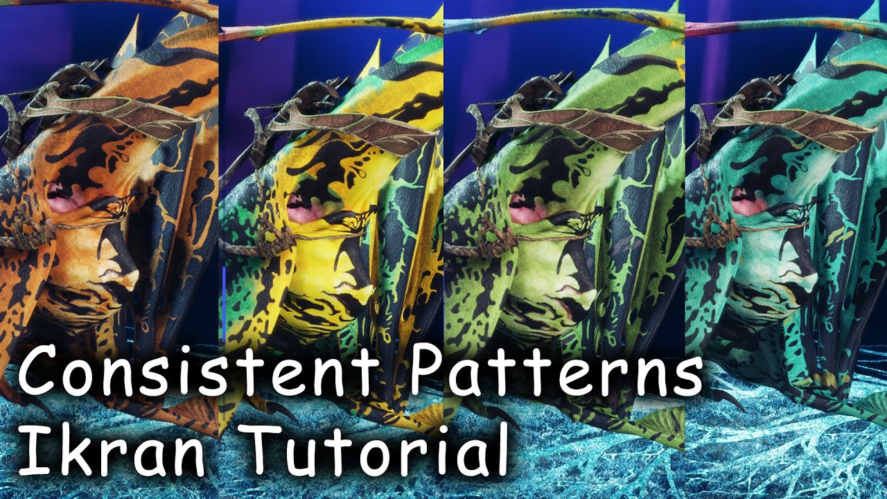 Creating Consistent Skin Patterns - Banshee/Ikran Tutorial - Avatar: Frontiers of Pandora Modding