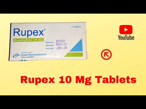 Rupatadine Tablets - Rupacet Tablet Latest Price, Manufacturers & Suppliers