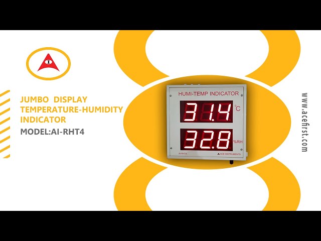 Temperature Humidity Indicators - Server Room Temperature Monitor with ...