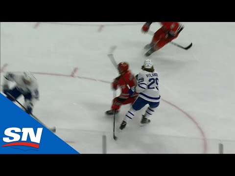 Calvin de Haan Bloodied After William Nylander's Errant High Stick