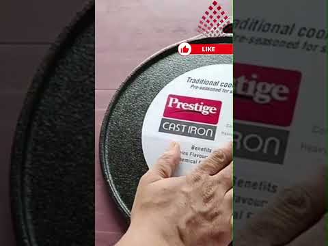 Unboxing - Prestige Cast Iron Dosa Tawa