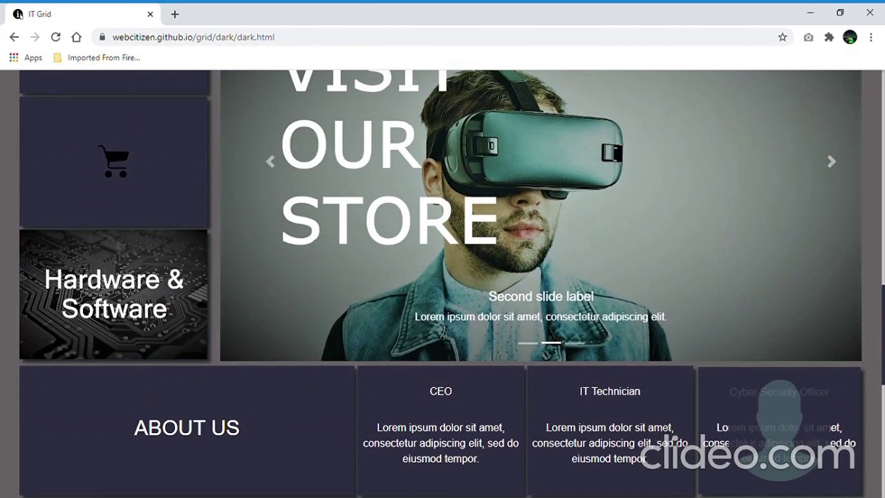 IT Grid HTML5 Template