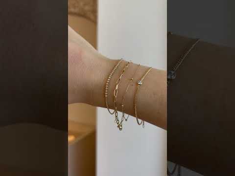 A diamond and solid gold stack created by our Carlsbad stylists. Create yours in store or online ❤️
