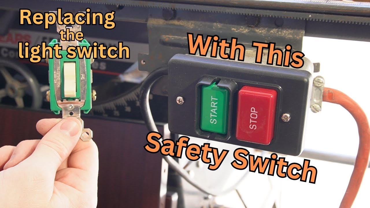 Adding a safety switch to my Craftsman Table Saw
