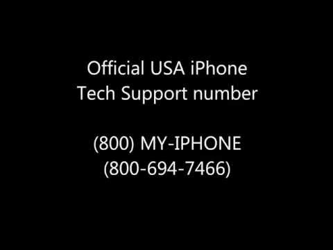Official USA iPhone Tech Support number (800) MY-IPHONE (800-694-7466)