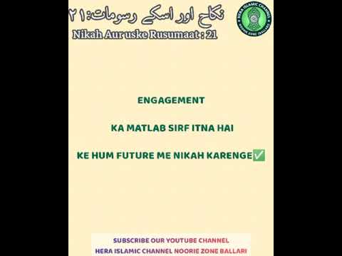 Nikaah 21 Concept of engagement 💍