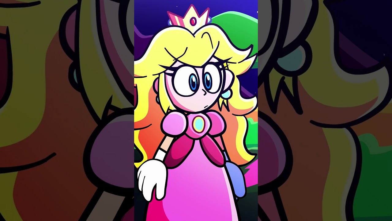 Luma Swears at Princess Peach | The Super Mario Galaxy Movie Animation |