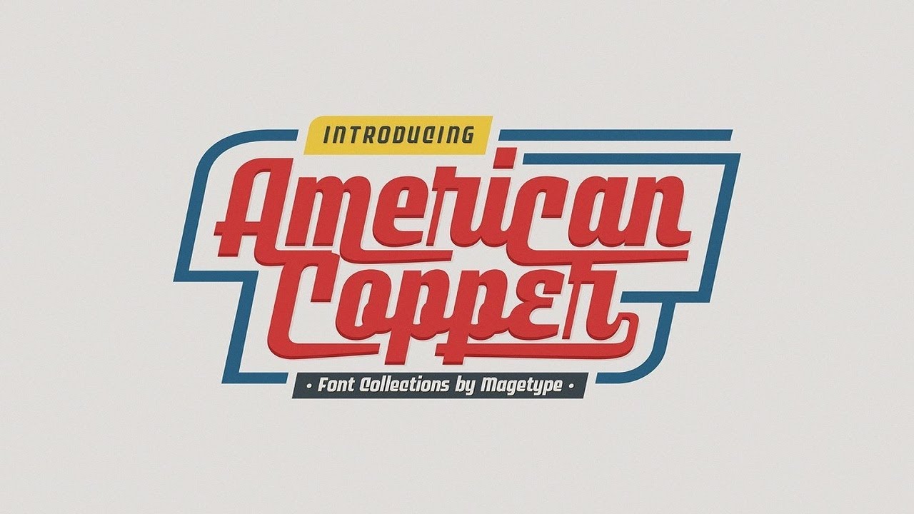 MGT American Copper Family Font Free Download
