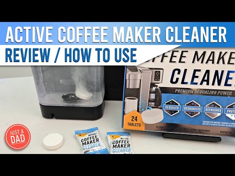 ACTIVE Coffee Maker Cleaner Descaling Tablets REVIEW & How to Use