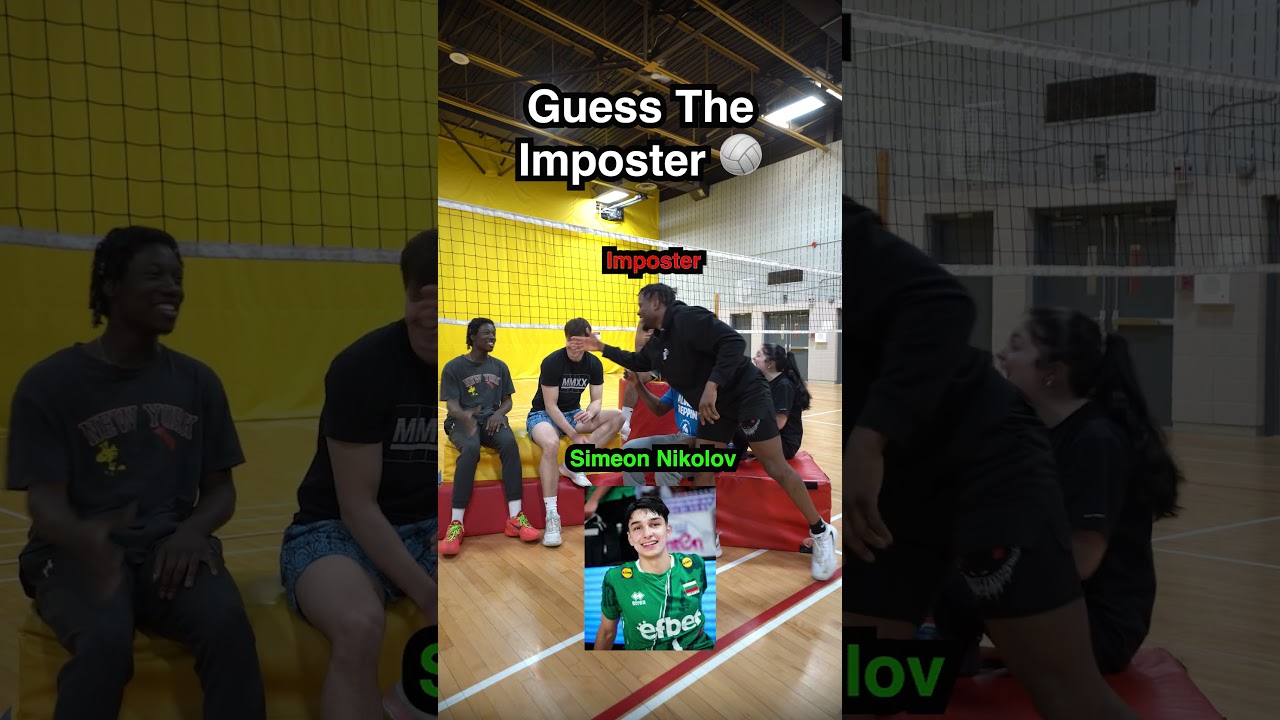 Who is The Imposter 🤔 #shorts #volleyball #volleyballshorts