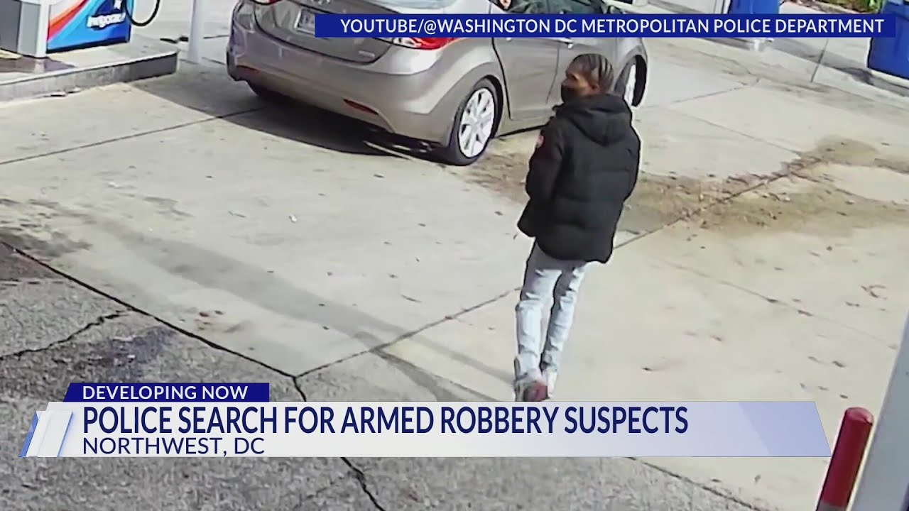 DC police search for armed robbery suspects
