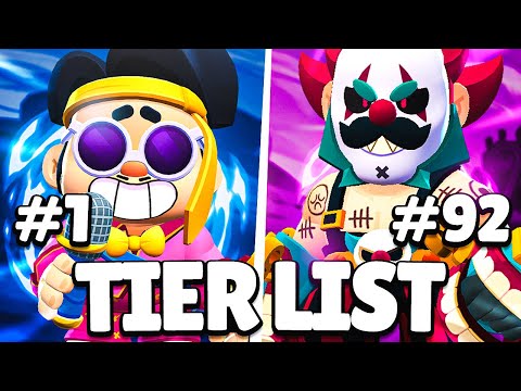 Washed PRO Ranks 92 Brawlers From Worst To Best - Tier List