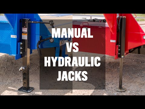 Manual vs Hydraulic Jacks | MAXX-D Trailers