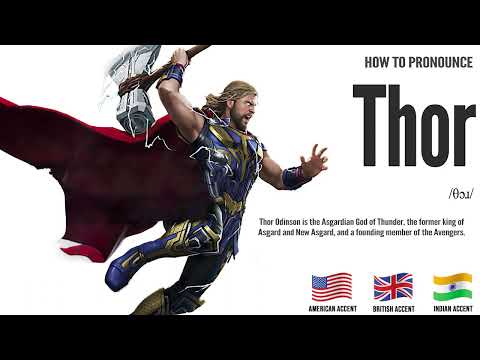 Thor Pronunciation | How to Pronounce (say) Thor CORRECTLY | Movie comic