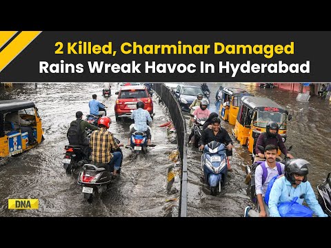 Hyderabad Weather: 2 Farmers Killed, Charminar Damaged, Boundary Wal Collapses, Rain Wreaks Havoc