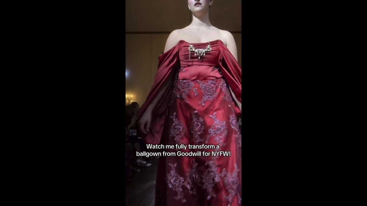 Upcycled Dress for NYFW with Evan Hirsch!