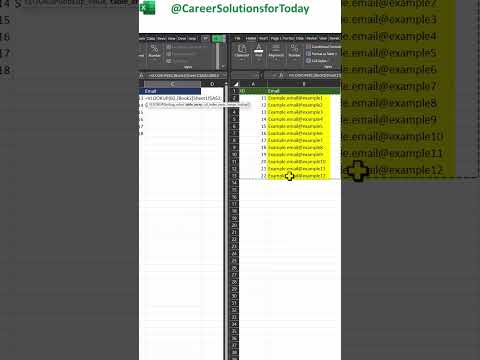 Excel Tips - VLOOKUP Across Multiple Workbooks