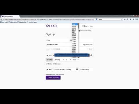 How to create register a new Yahoo 2014 email account