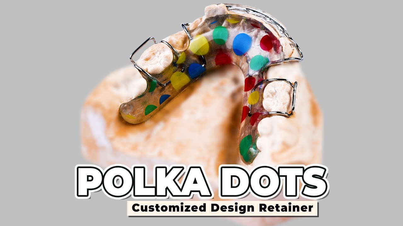 Polka Dots  -  Customized Design Retainer