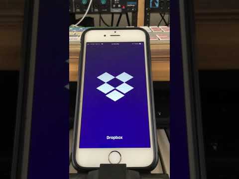 Finding Dropbox on the app store on iPhone - Music in Place - Michael Hatfield tutorials