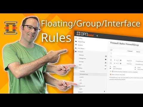 Floating, Group, and Interface Firewall Rules in OPNsense