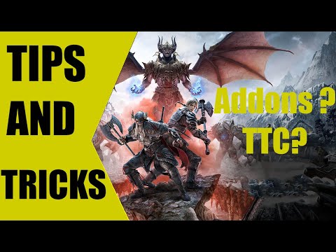 eso tips and tricks for beginners ie TTC ADDOns and simple tips like guild traders