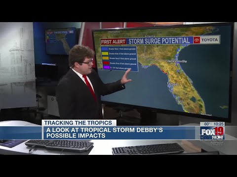 A look at Tropical Storm Debby's possible impacts