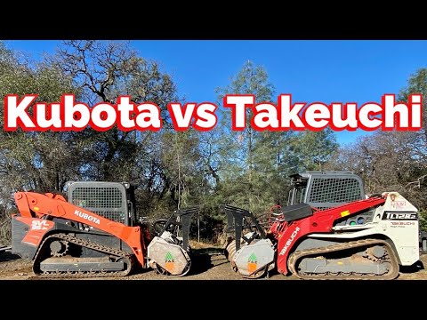 SKID STEER BATTLE! Takeuchi vs Kubota