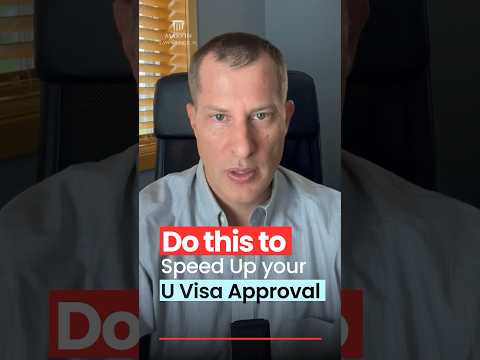 Do this to speed up your U visa approval #immigration #uvisa #shorts