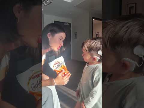 My Deaf Son Learned a New Word π #shorts