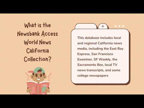 NewsBank CSUEB Library Tutorial