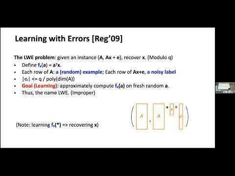 Yanyi Liu - On White-Box Learning and Public-Key Encryption
