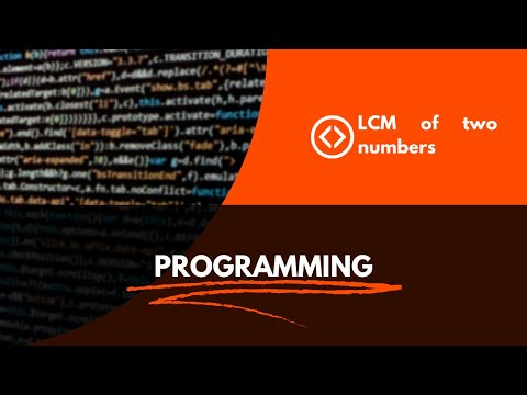 LCM and GCD of two numbers in java