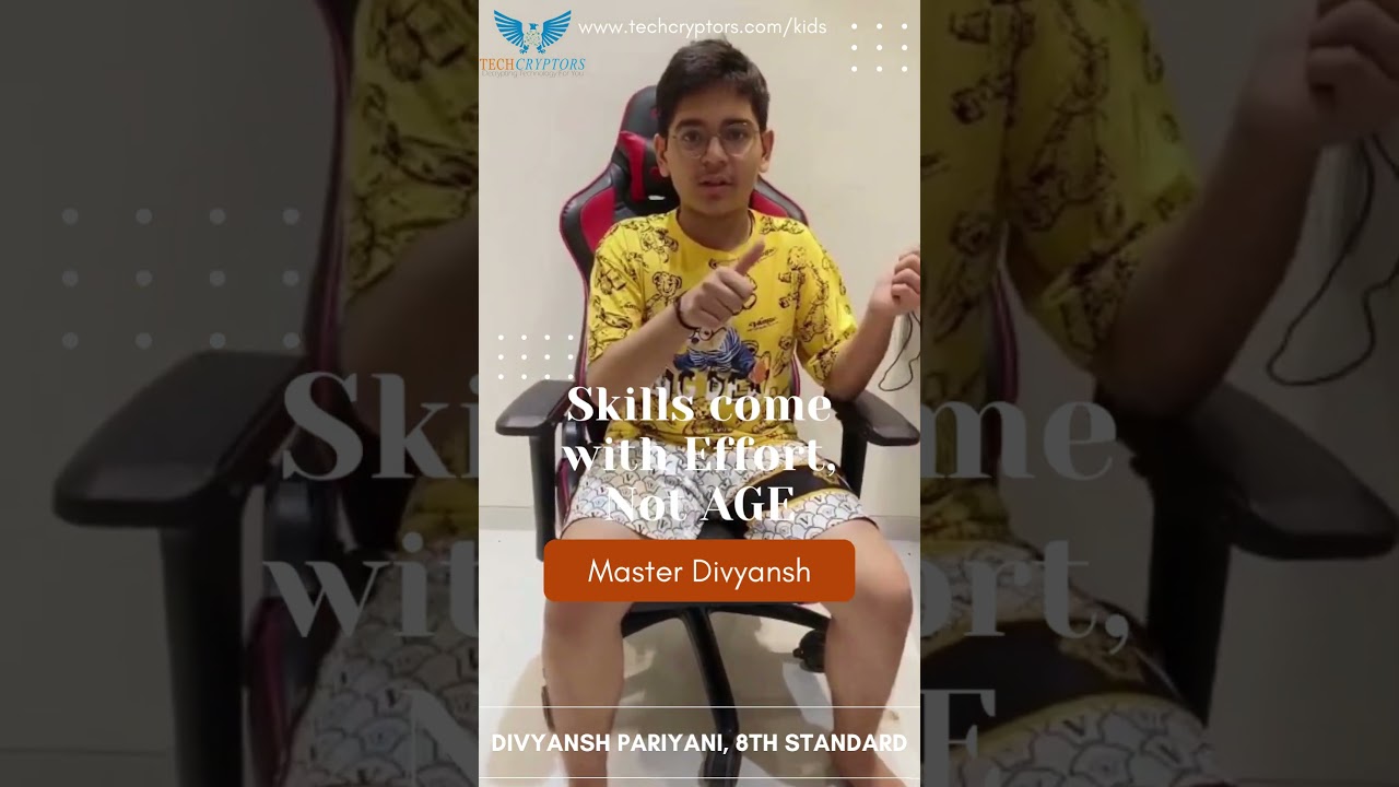 TECH CRYPTORS Training for Kids & the outcome