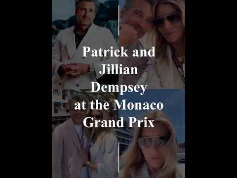Out in style with Patrick and Jillian Dempsey at the Monaco Grand Prix (23-25/05) #patrickdempsey