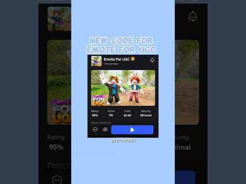 Feb 10 2025 Emote for ugc code 50k stars #roblox #freecode #freeugc