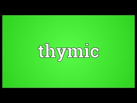 Thymic Meaning