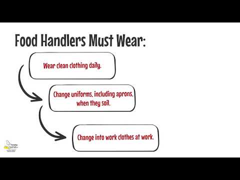 Food Handlers Must Wear Clean Clothing