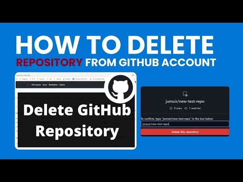 How to delete repository from GitHub account 2025 | GitHub repository deletion step-by-step