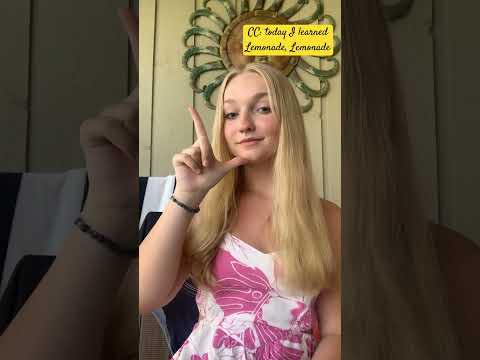 Lemonade in ASL (Not a Teacher) #americansignlanguage #asl #signlanguage #educational