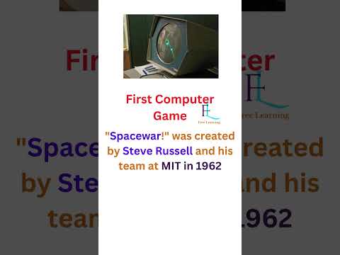 First Computer Game